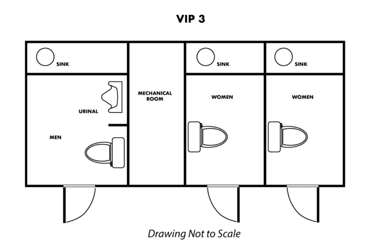 VIP Restroom Trailer Rental Locations - VIP Restroom Trailers