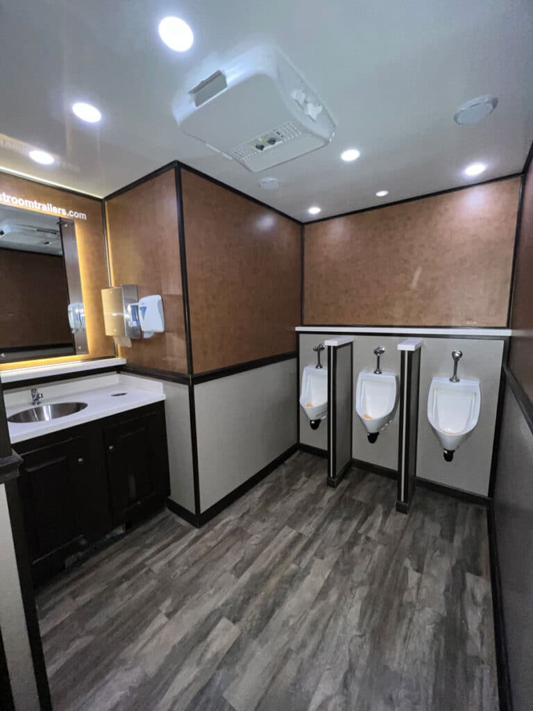 VIP 8 - 8 Station Restroom Trailer Rental - VIP Restroom Trailers